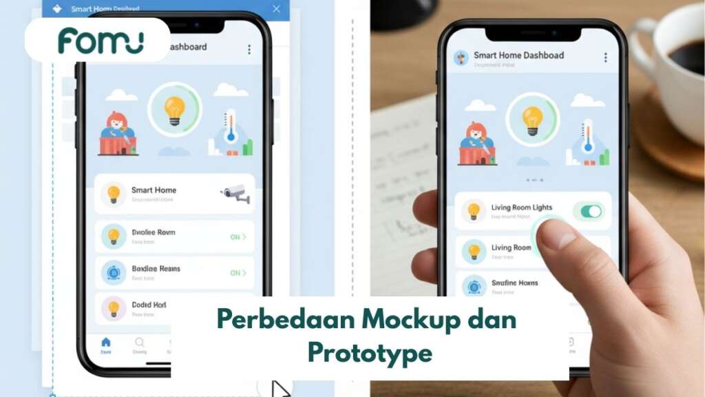 6 Perbedaan Mockup dan Prototype, Baca Yuk! - FOMU